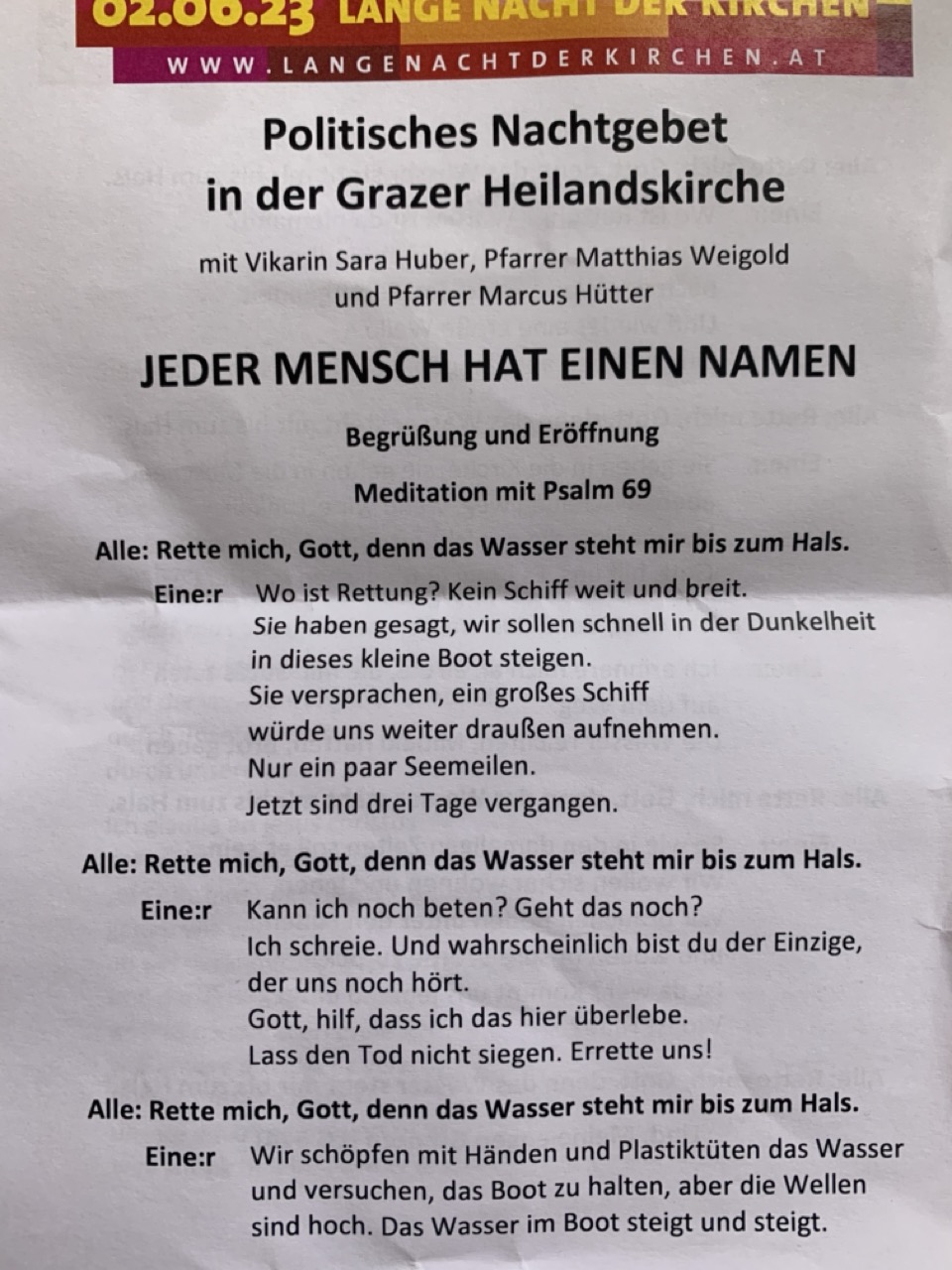 Lange Nacht der Kirchen 2023 – Steiermark - 2023 - News - EmK